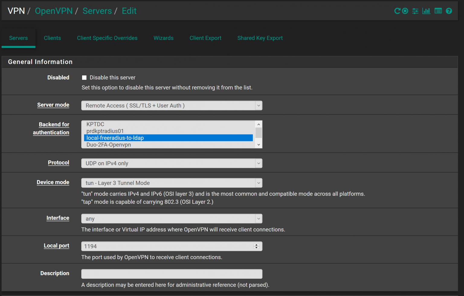 VPN Two Factor Authentication With pfSense and OpenVPN - Bitstream Technologies